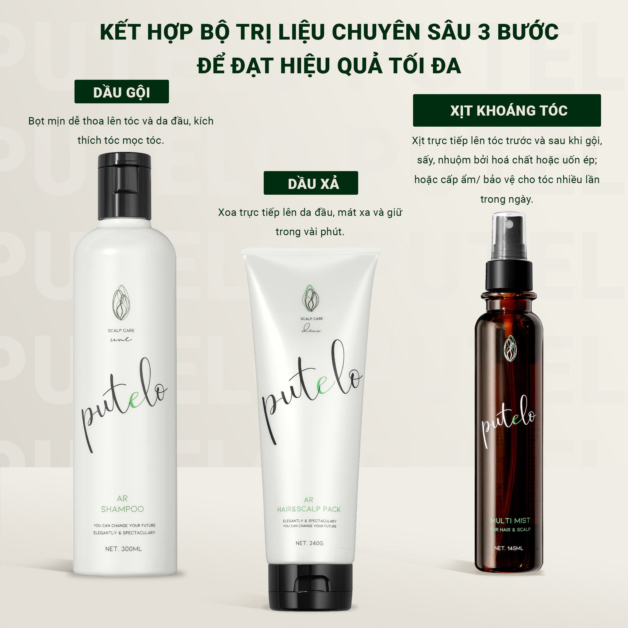 Xịt Dưỡng Tóc Bảo Vệ Tóc Toàn Diện, Cấp ẩm Tóc Và Da đầu 24h, Phục Hồi Tóc Sau Sấy/nhuộm/uốn/ép ...