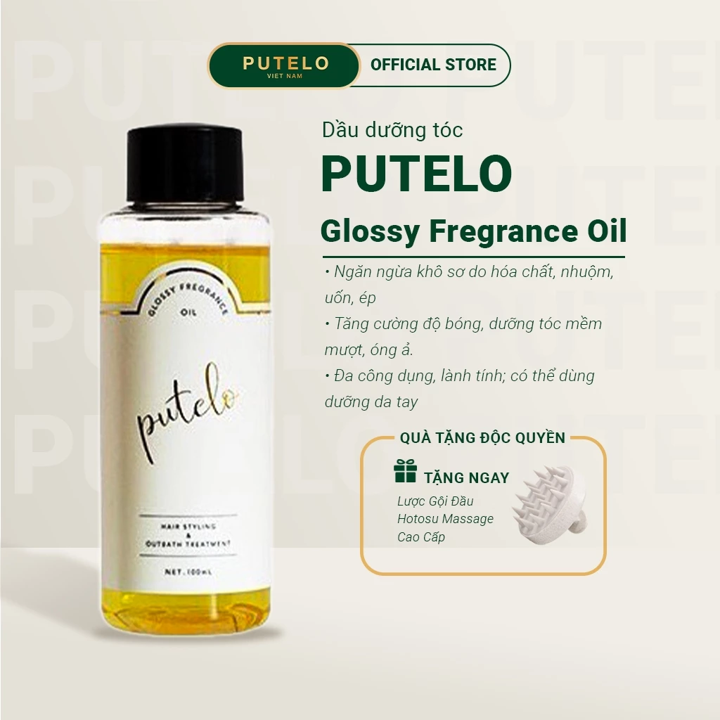 Dầu Dưỡng Tóc, Phục Hồi, Tạo Kiểu Tóc Putelo Glossy Fragrance Oil Từ Nhật Giúp Tóc Mềm Mượt Căng ...